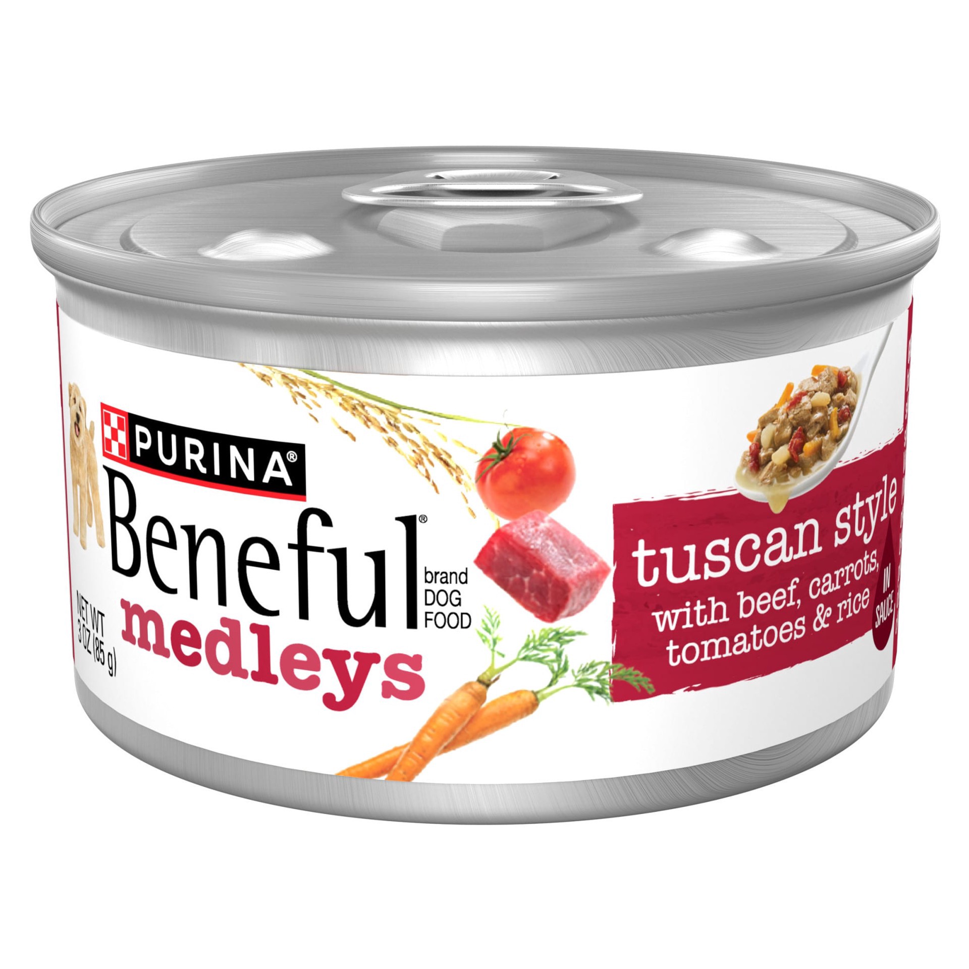 Beneful Purina Beneful Wet Dog Food Medleys Tuscan Style With Real Beef ...