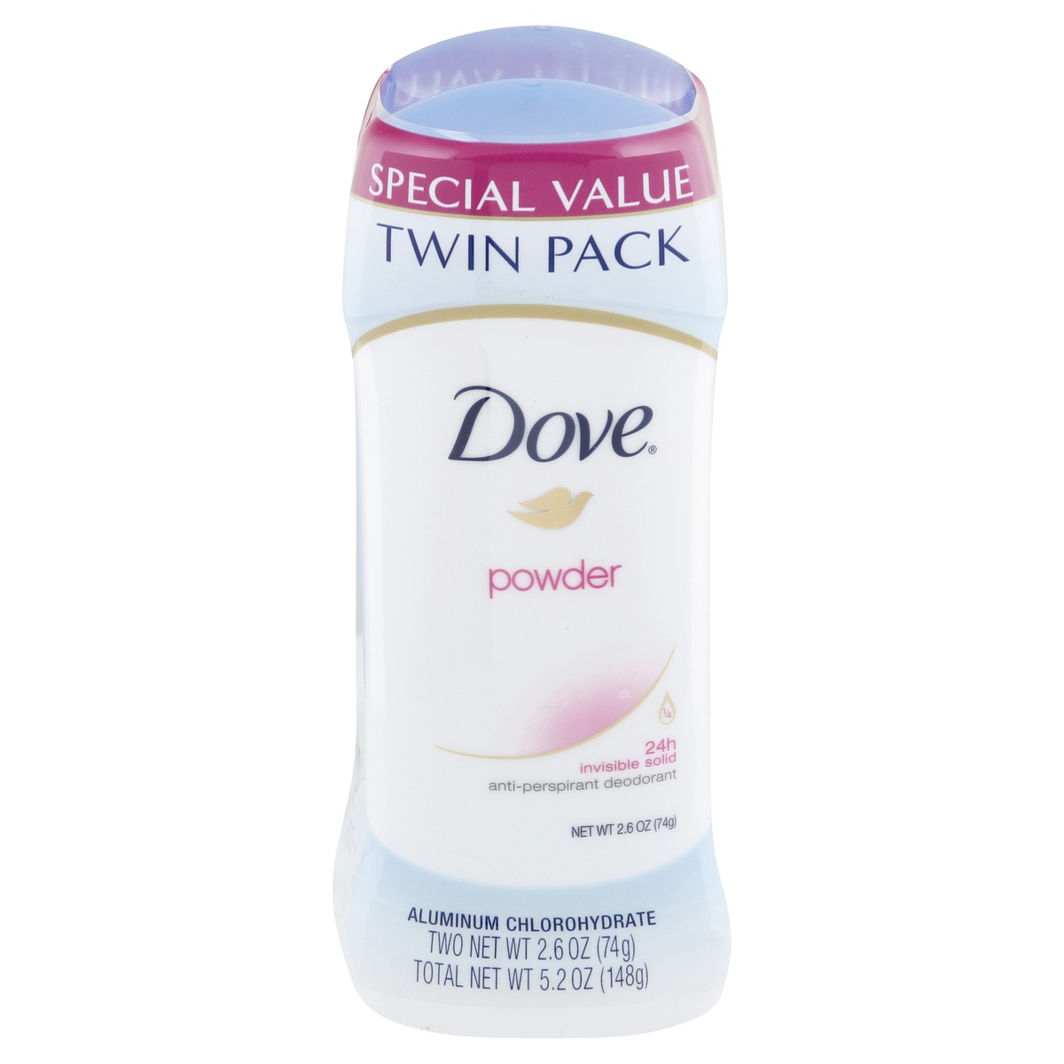 Dove Powder Antiperspirant Deodorant 2 ct; 2.6 oz | Shipt