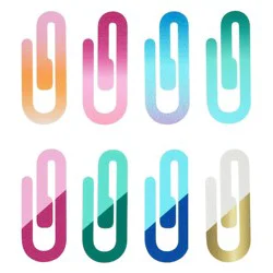 Assorted 2" Paper Clips, 4pc. By Fab Finds 2 in | shipt