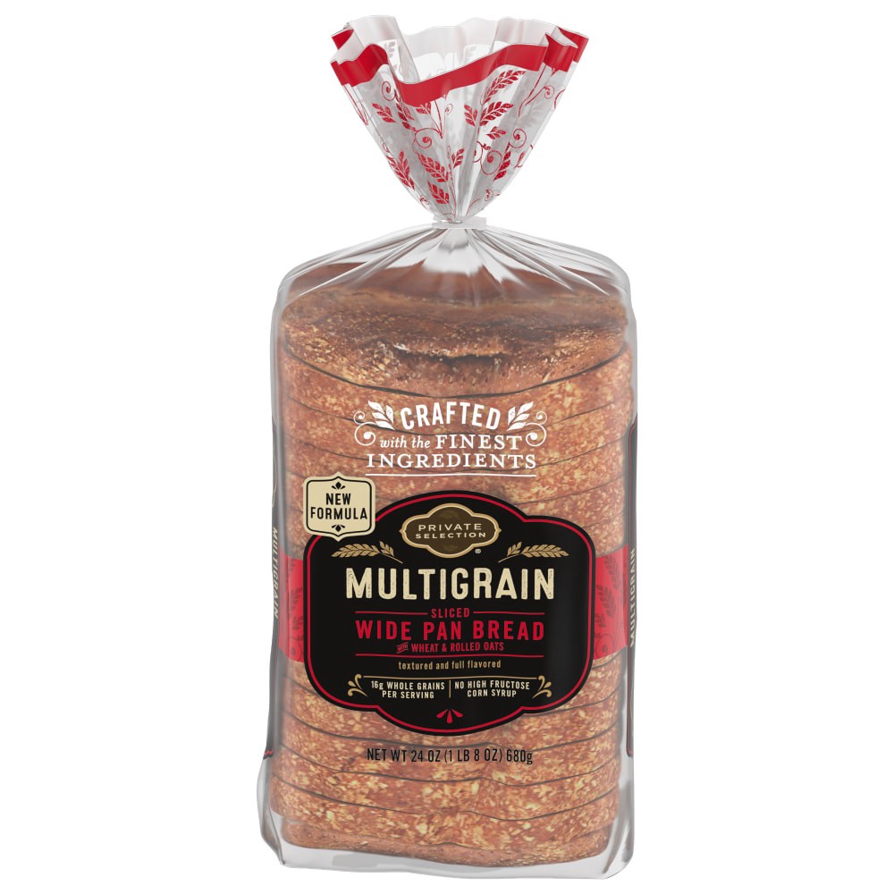 Private Selection Multigrain Sliced Wide Pan Bread 24 oz | shipt