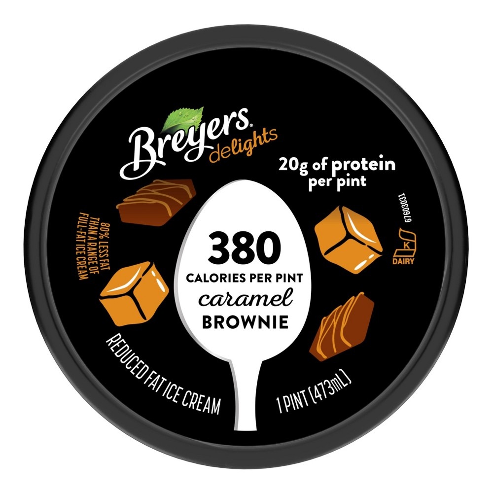 Breyers Delights Caramel Brownie Ice Cream 1 pint | Shipt