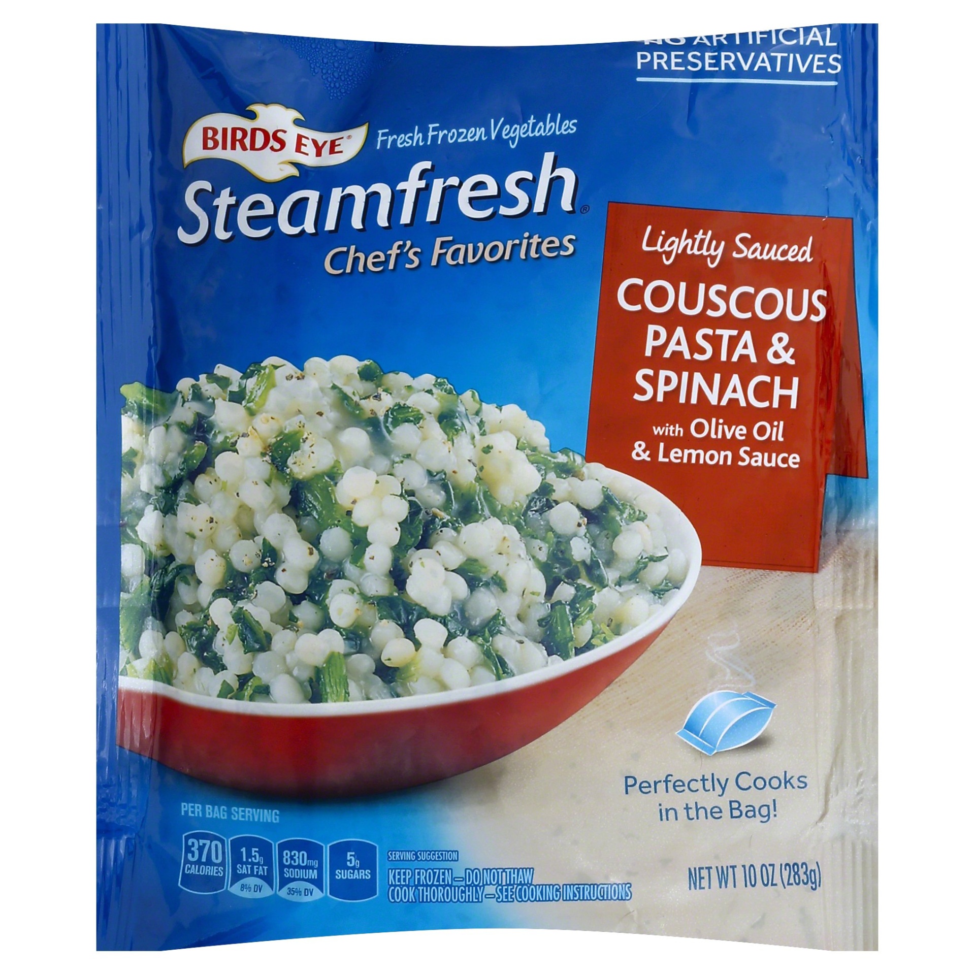 Birds Eye Steamfresh Chef's Favorites Light Sauced Couscous Pasta ...