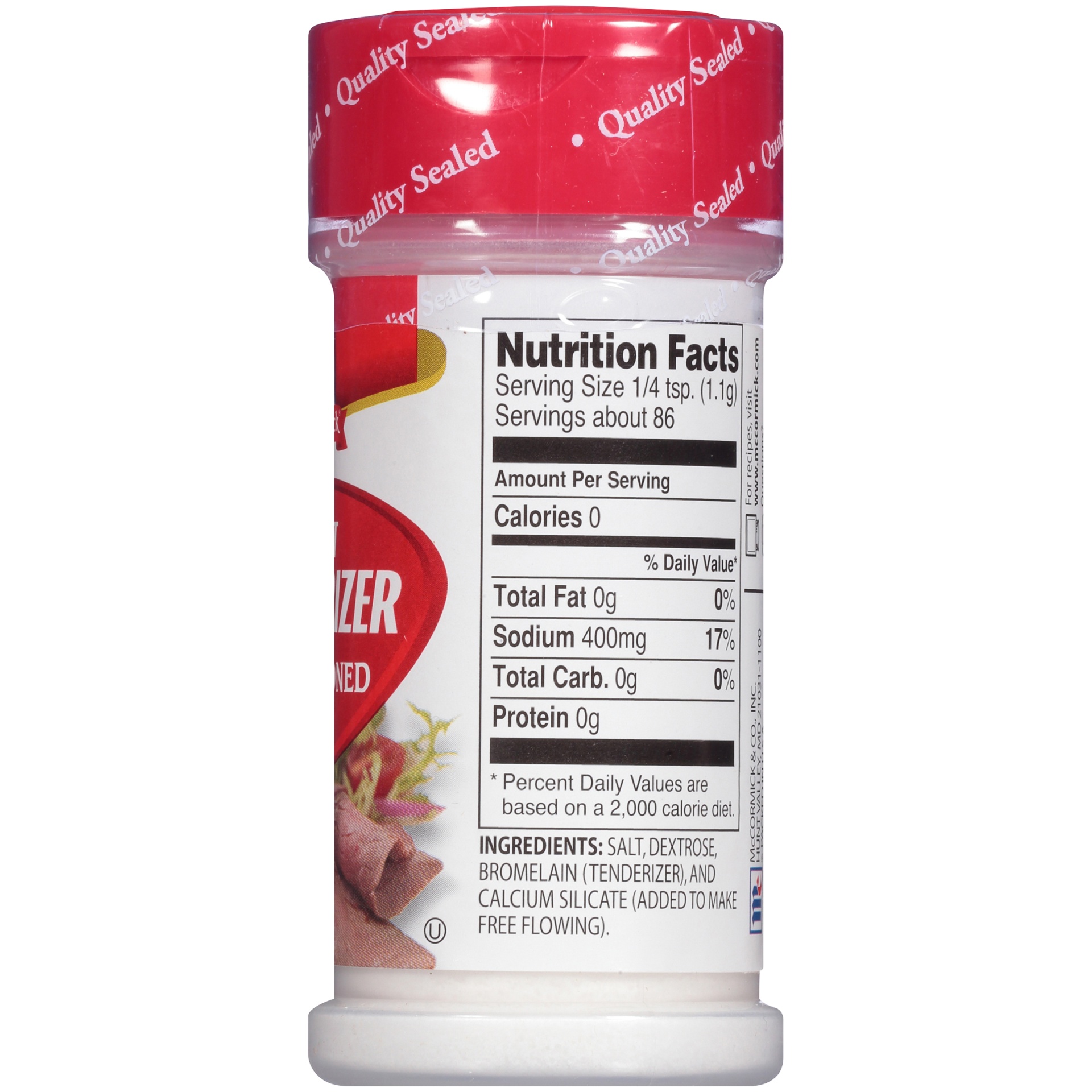 McCormick Non-Seasoned Meat Tenderizer 3.37 oz | Shipt