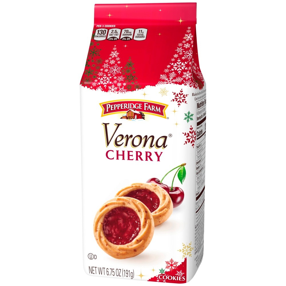 Pepperidge Farm Verona Cherry Thumbprint Cookies 6.75 oz | Shipt