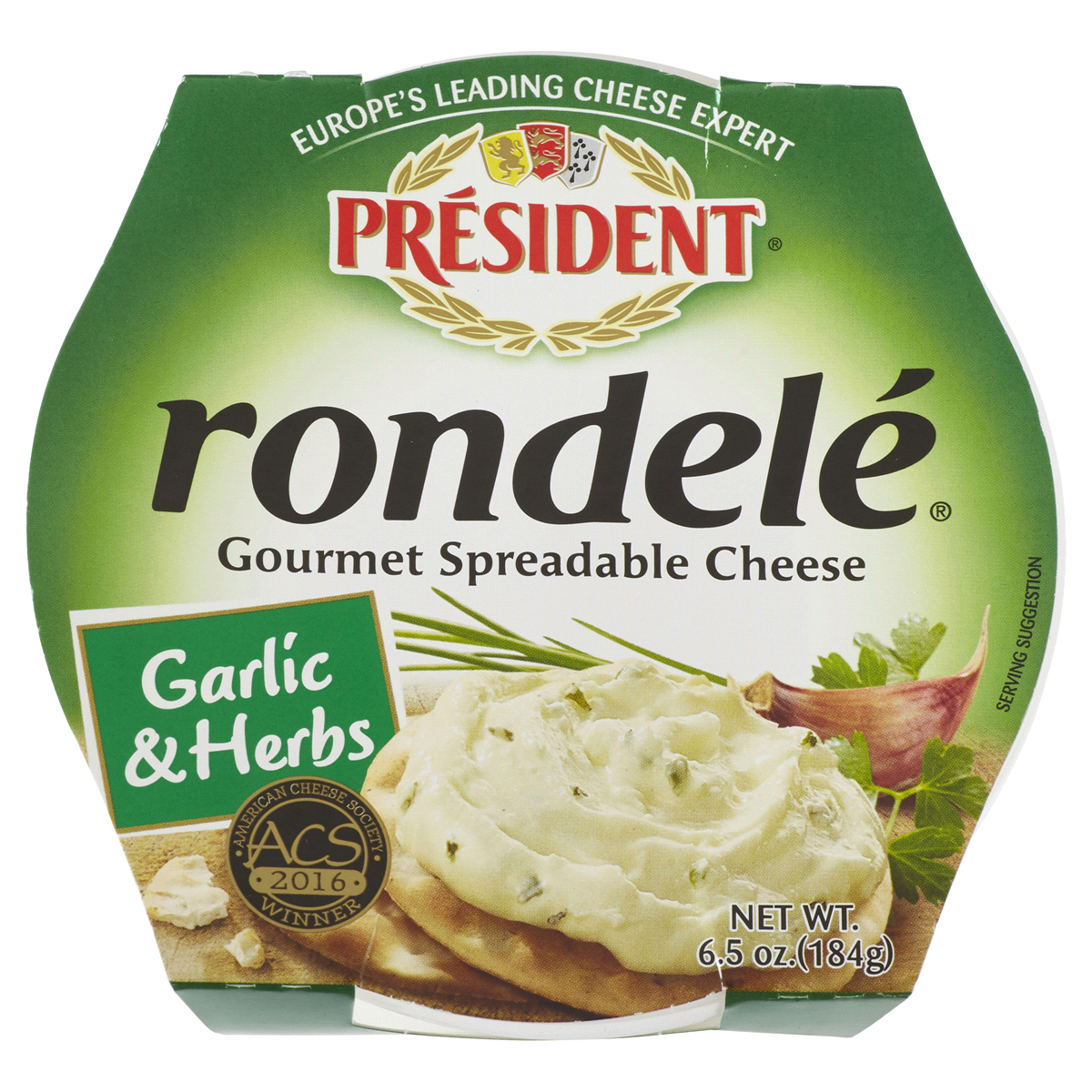 Président Rondele Spreadable Cheese Garlic & Herbs 6.5 oz | Shipt