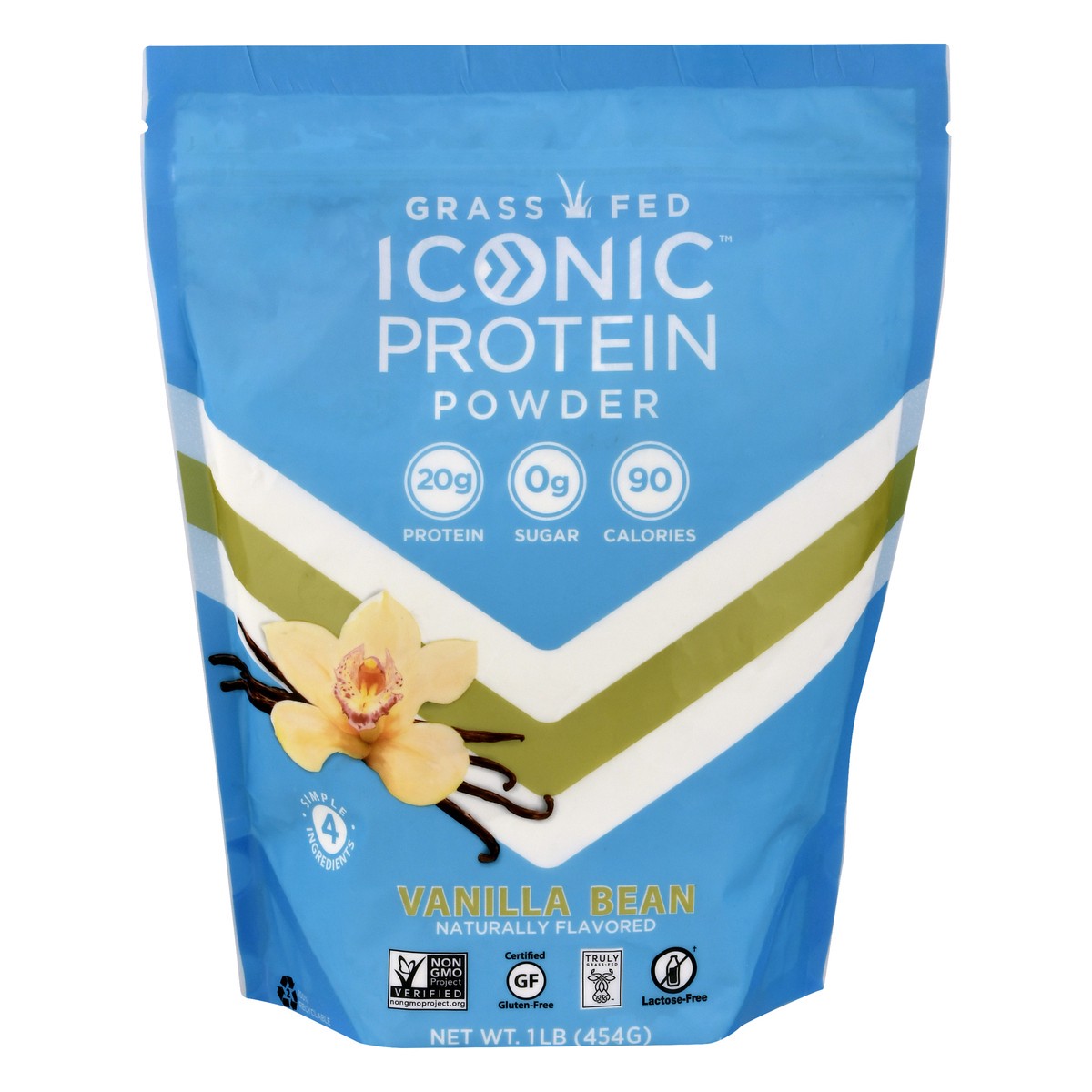ICONIC Protein Powder Vanilla Bean 1 lb | Shipt
