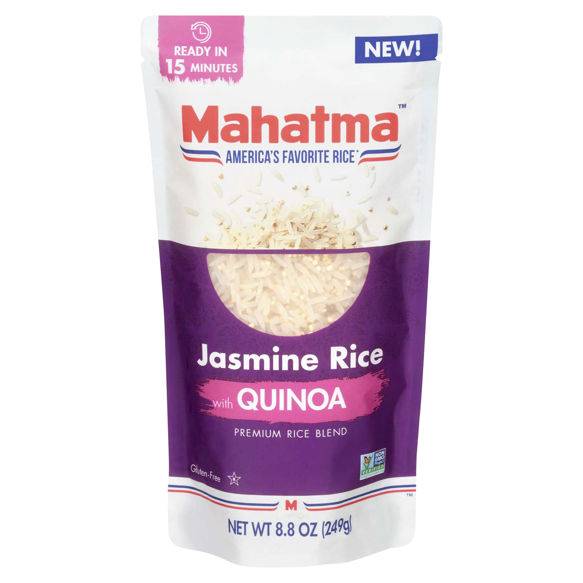 Mahatma Jasmine Rice With Quinoa Premium Rice Blend 8.8 oz | Shipt