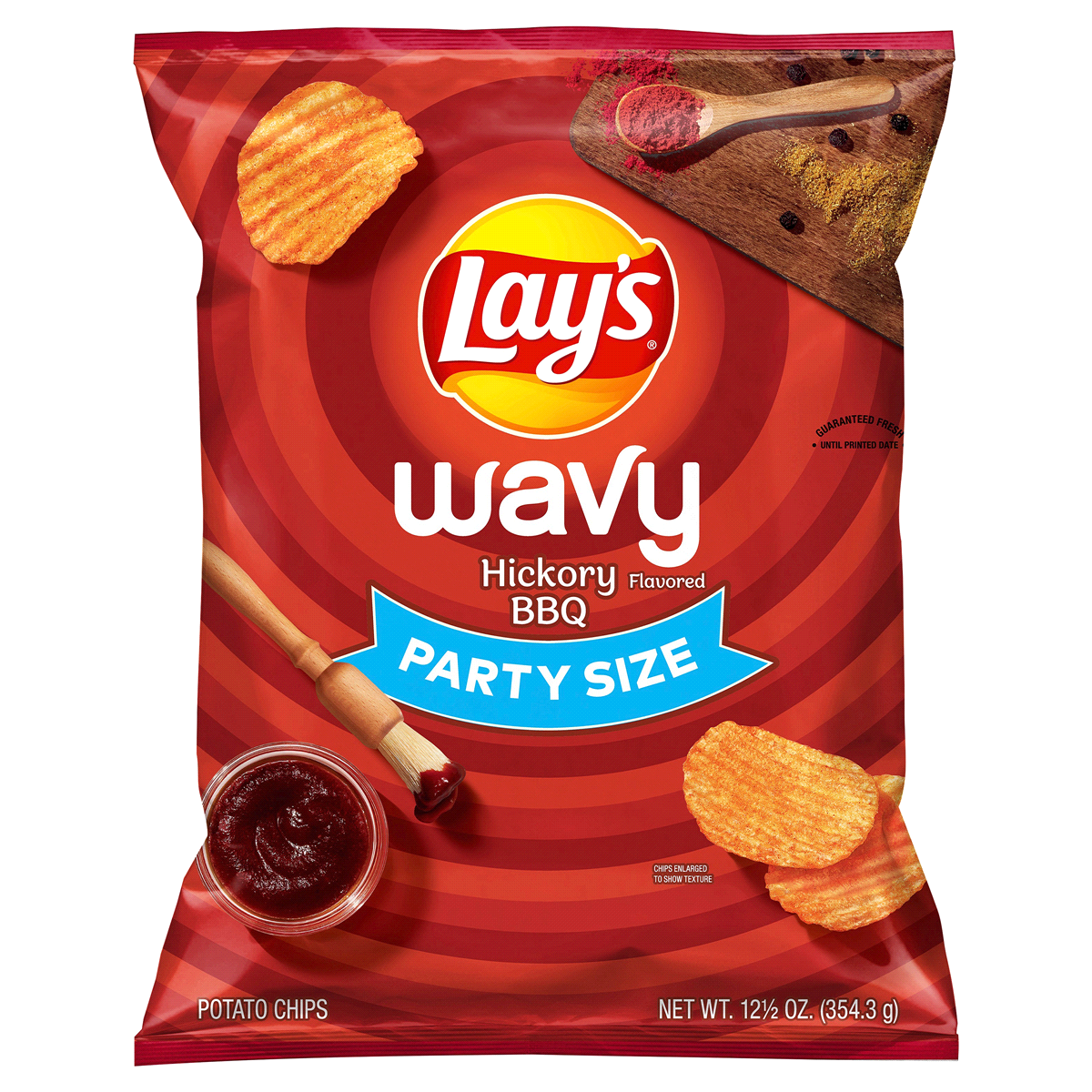Wavy Lays Hickory Bbq 1 ct | Shipt