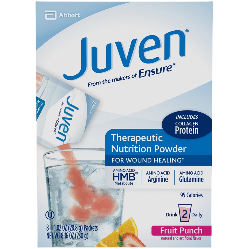 Juven Therapeutic Nutrition Powder Packs Fruit Punch 8 ct | Shipt