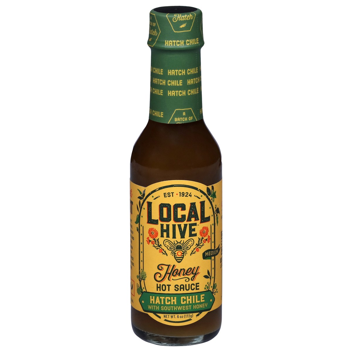 Local Hive Hot Honey Sauce Hatch Green Chile - 6 OZ 6 oz | shipt