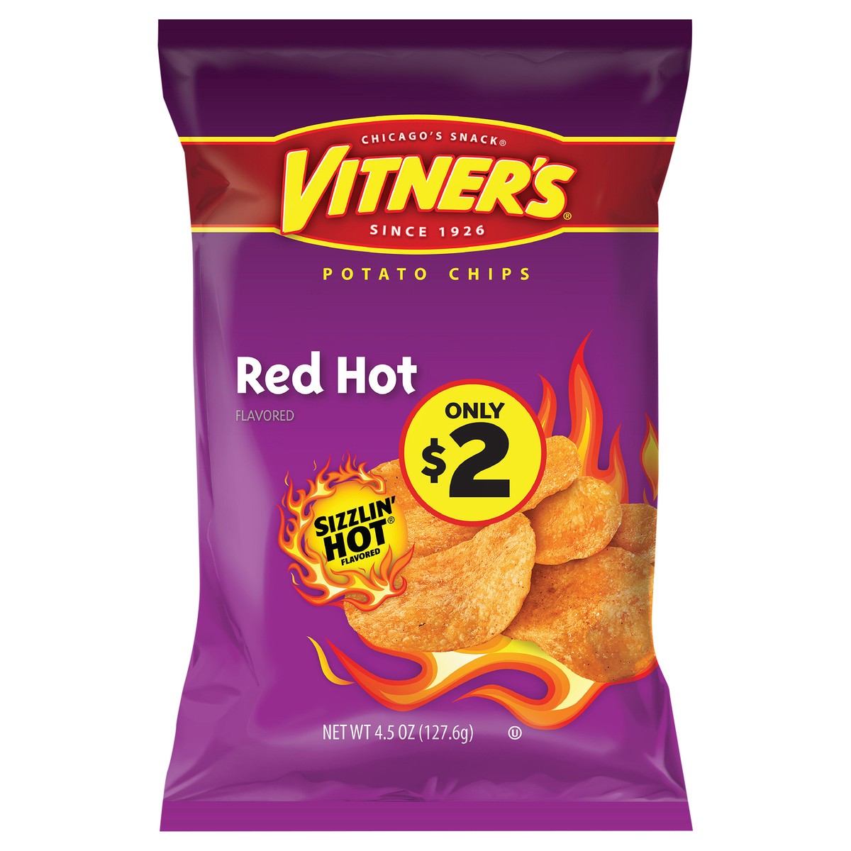 Vitner's 4.5 oz Vitner's Red Hot Potato Chip 4.5 oz | Shipt