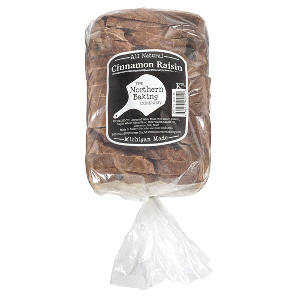 The Northern Baking Company, Cinnamon Raisin Half Loaf Bread 16.8 oz ...