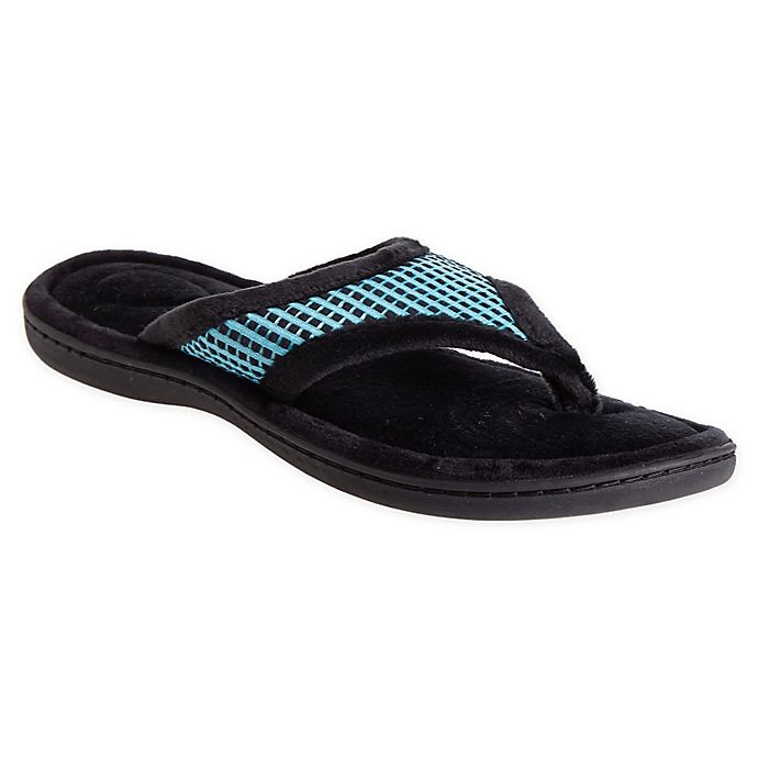 Brookstone Large Thong Slippers - Aqua 1 ct | Shipt