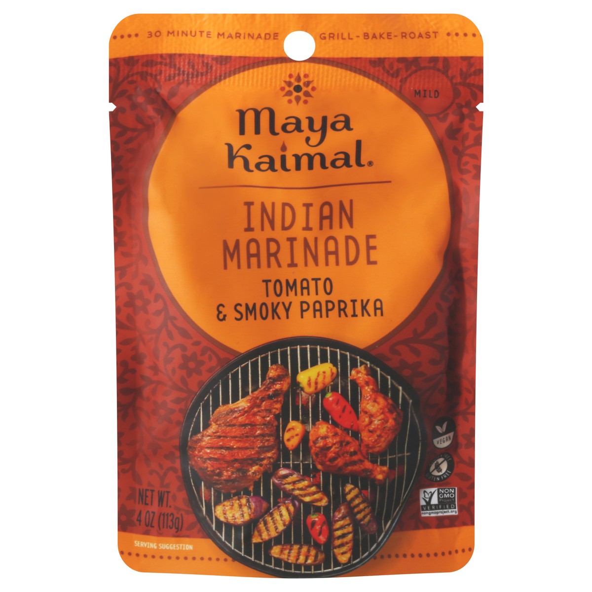 Maya Kaimal Mild Tomato & Smoky Paprika Indian Marinade 4 oz 4 oz | Shipt