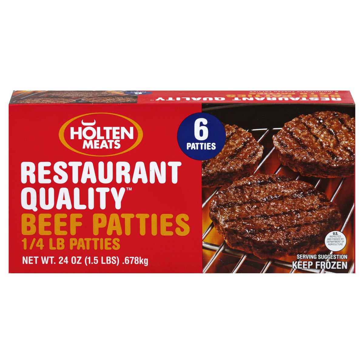 Holten Meats Beef Patties, Restaurant Quality 6 ct | Shipt