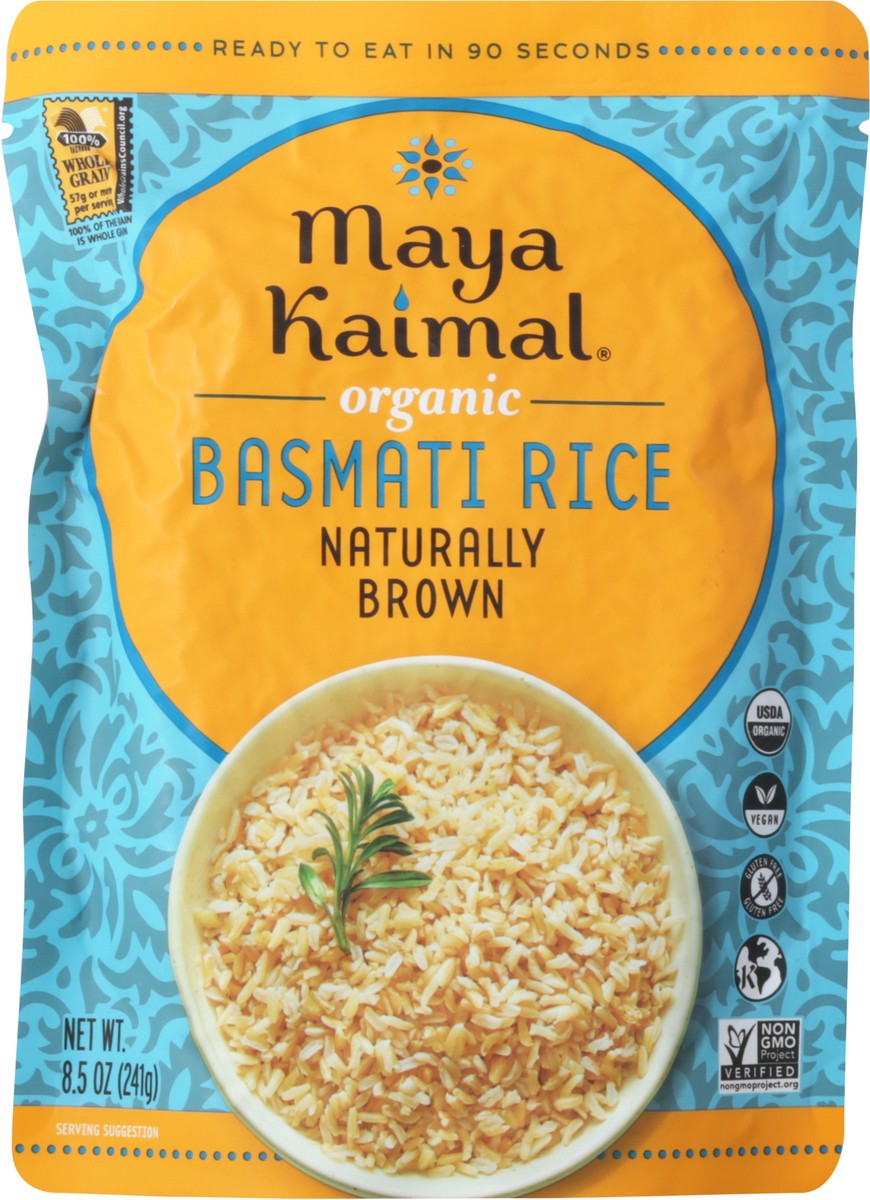 Maya Kaimal Organic Naturally Brown Basmati Rice 8.5 oz 8.5 oz | Shipt