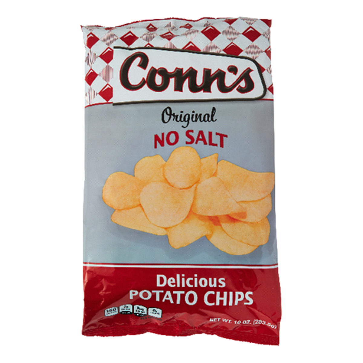 Conn's No Salt Added Potato Chips 10 oz | shipt