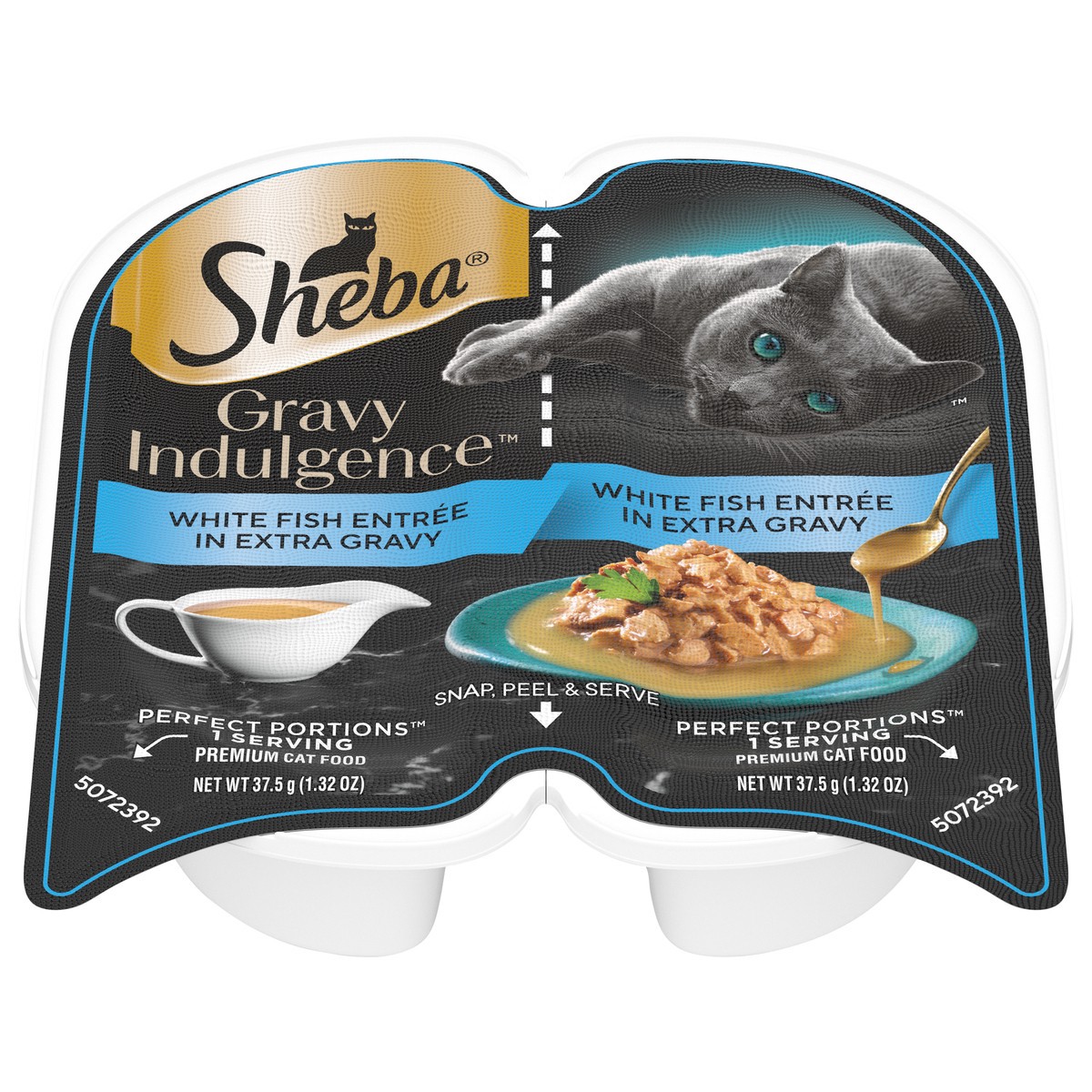 Sheba Gravy Indulgence Premium White Fish Entree in Extra Gravy Cat ...