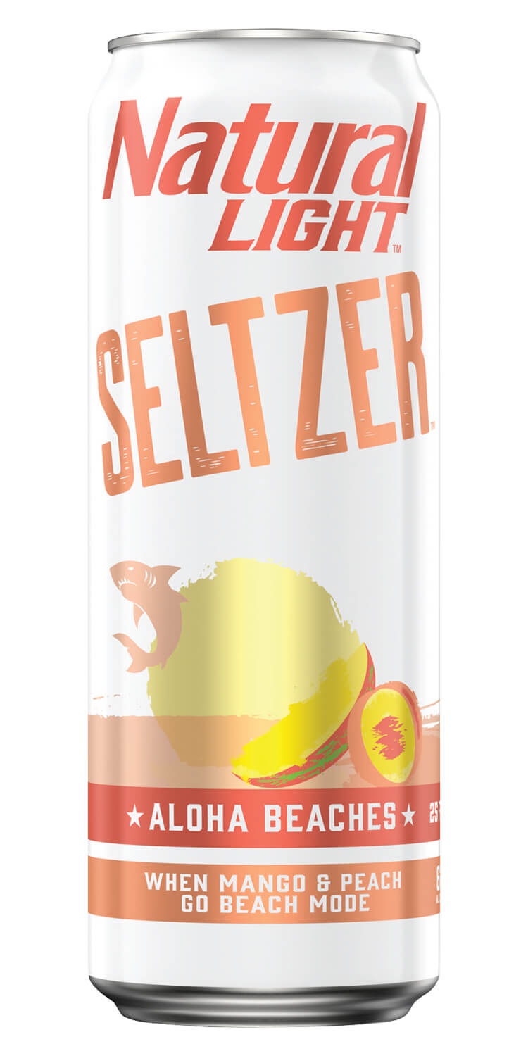 Natural Light Seltzer Aloha Beaches 25 oz | Shipt