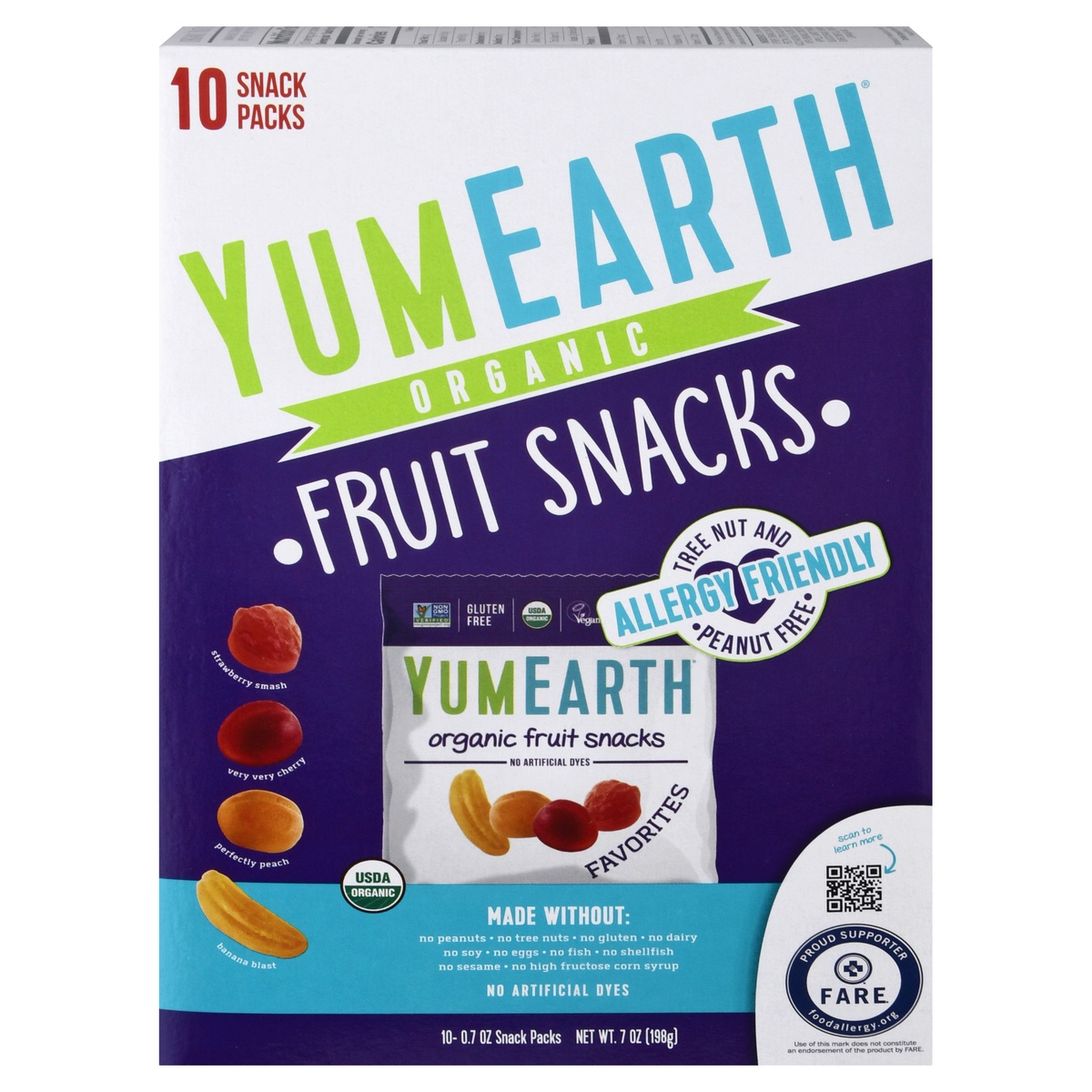 YumEarth Fruit Snacks, Organic, Favorites 10 ct | Shipt