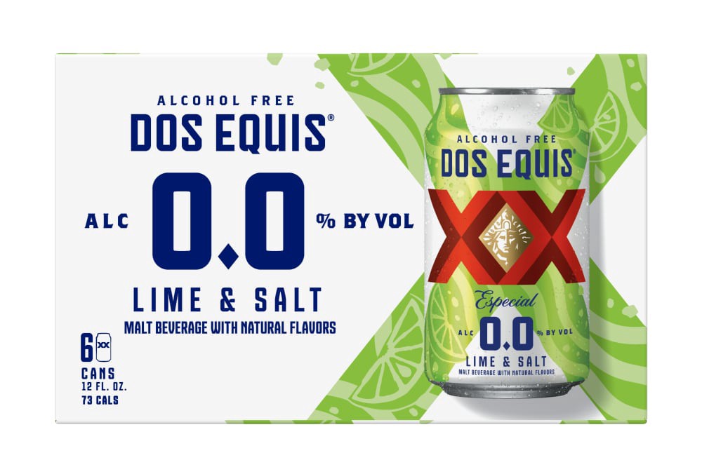 Dos Equis Alcohol Free Lime & Salt Malt Beverage 6 ct; 12 fl oz | Shipt