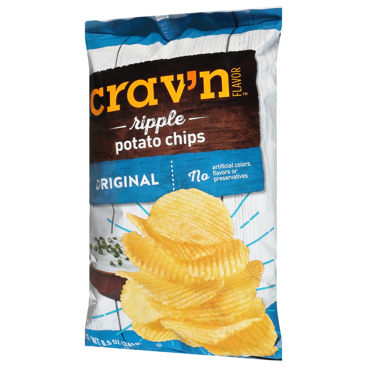 Crav'n Crav'N Flavor Potato Chips - Ripple Original 8.5 oz | Shipt