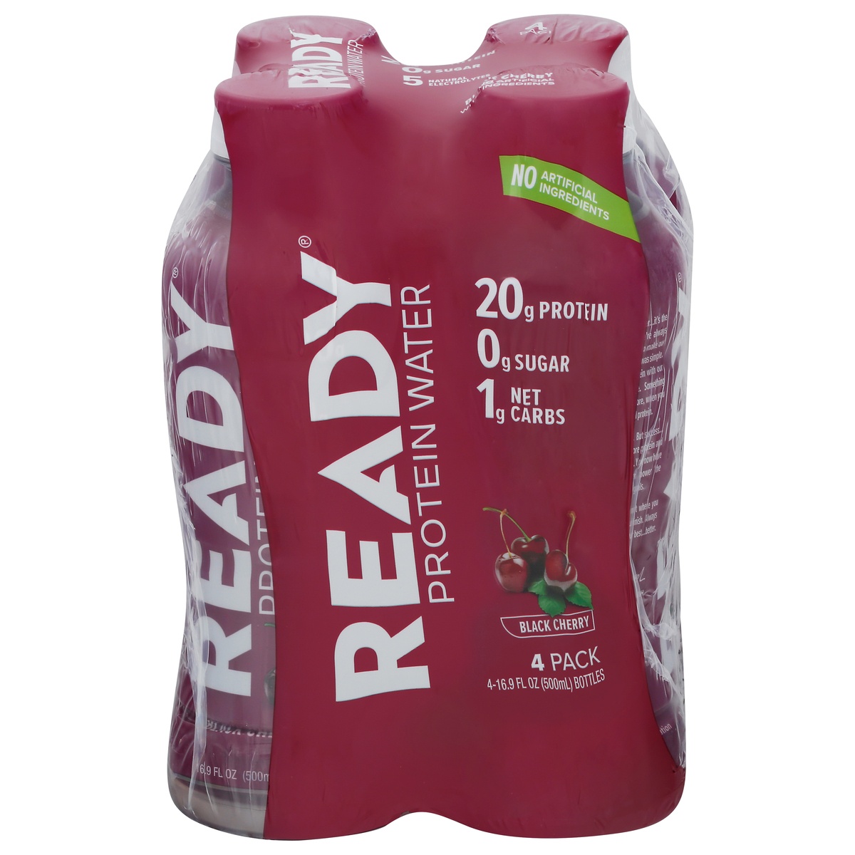 Ready Nutrition Ready 4 Pack Black Cherry Protein Water 4-16.9 fl oz ...