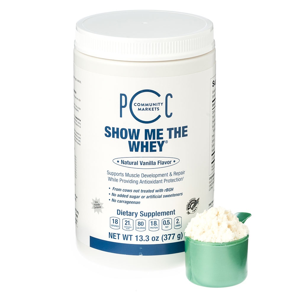 PCC Show Me The Whey Vanilla Protein Powder 13.3 oz | Shipt