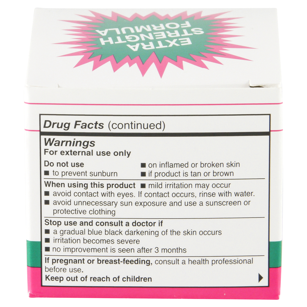 Nadinola Extra Strength Formula Skin Discoloration Fade Cream 2.25 oz ...