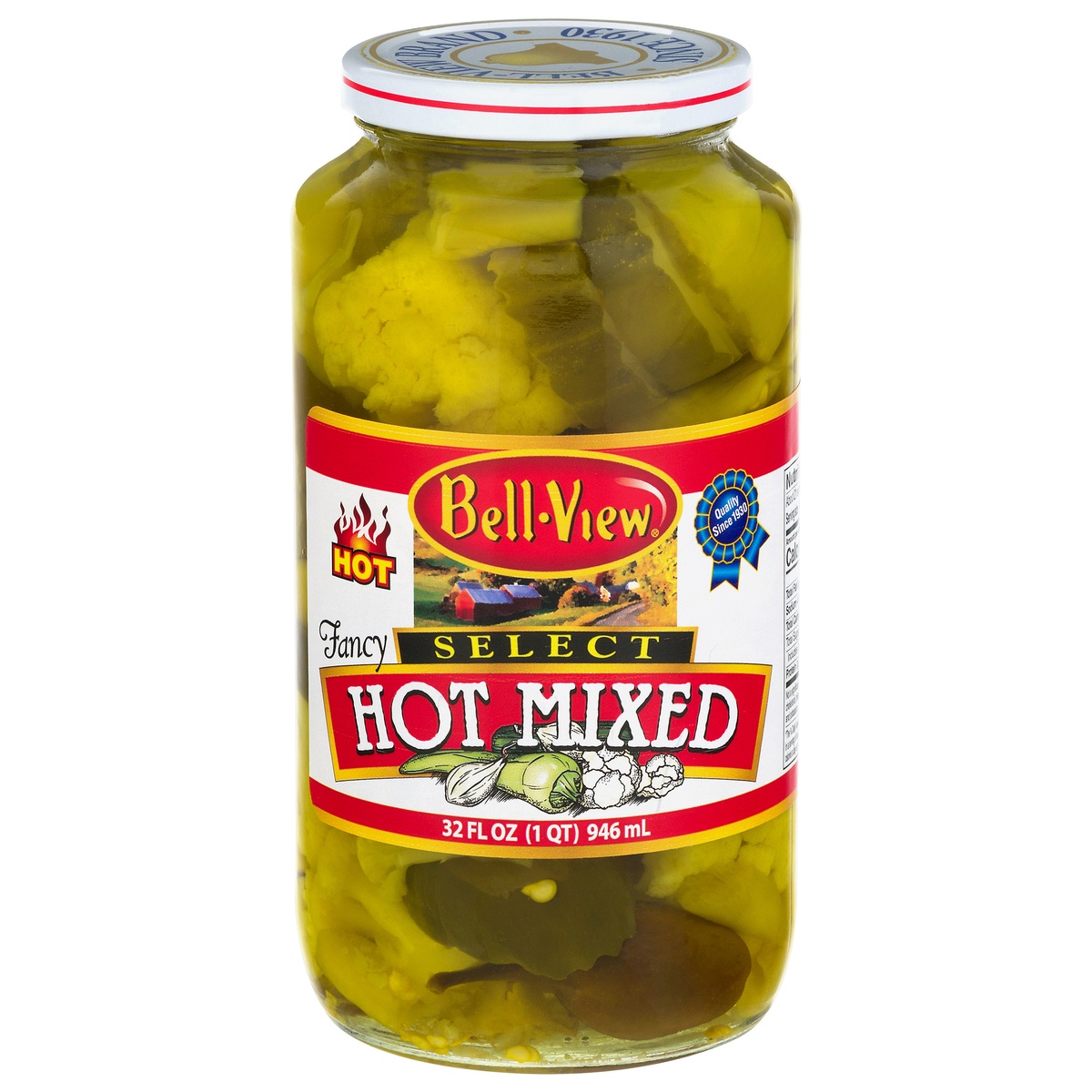 Bell-View Select Hot Mixed Fancy Pickles 32 fl oz 32 fl oz | Shipt