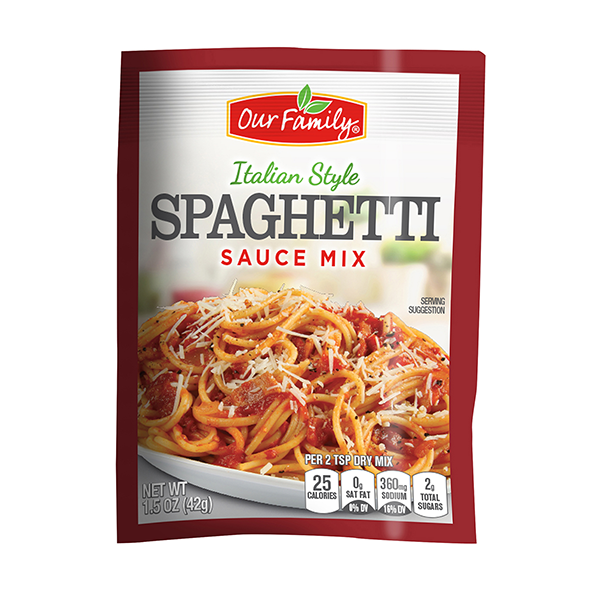 Our Family Italian Style Spaghetti Sauce Mix 1.37 oz | shipt