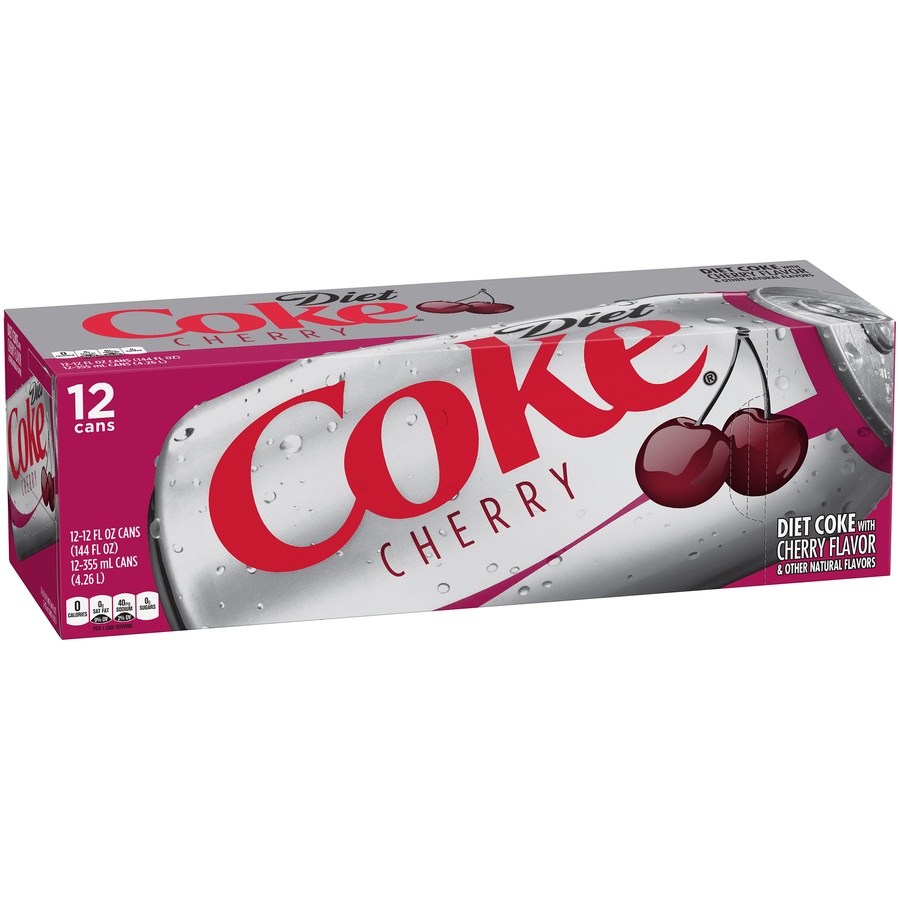 Diet Coke Cherry 12 ct; 12 fl oz | Shipt