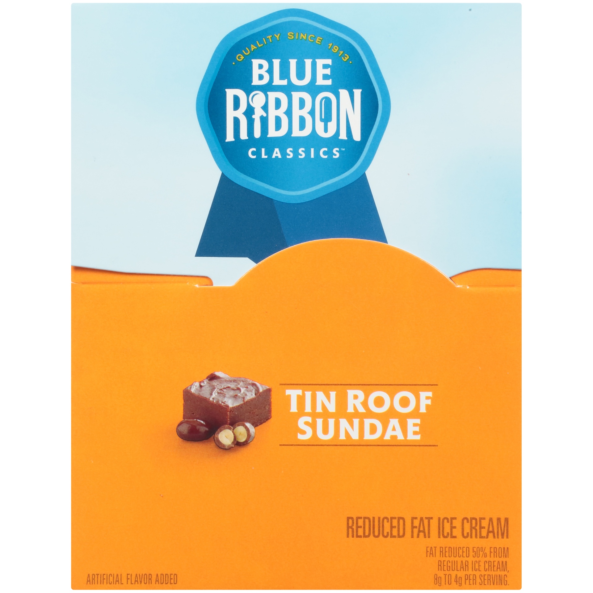 Blue Bunny Blue Ribbon Classics Tin Roof Sundae Light Ice Cream 1.75 qt ...