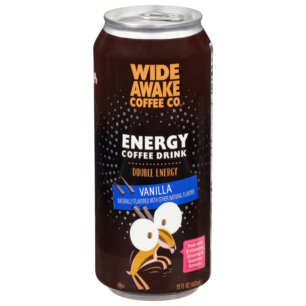 Wide Awake Coffee Co. Vanilla Double Energy Coffee Drink 15 fl oz | Shipt