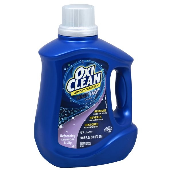 Oxi-Clean Refreshing Lavender & Lily Liquid Laundry Detergent 100.5 fl ...