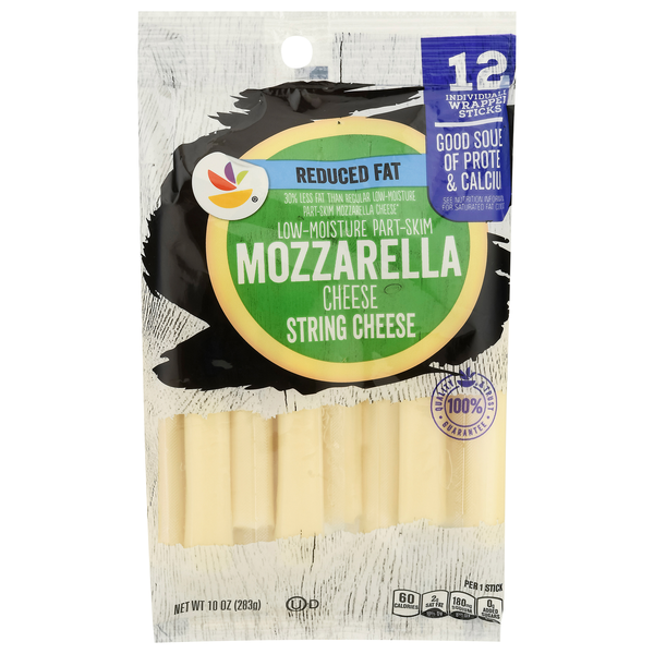 Giant Reduced Fat Part-Skim Mozzarella String Cheese - 12 ct 12 ct; 10 ...