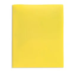 Office Depot Brand 2-Pocket School-Grade Poly Folder With Prongs ...