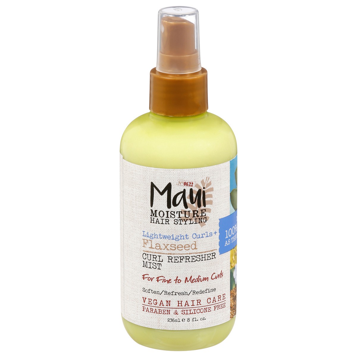 Maui Moisture Lightweight Curls + Flaxseed Curl Refresher Mist 8 fl oz ...