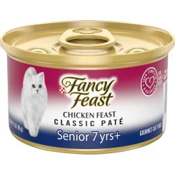 Fancy Feast Classic Pate Chicken Feast Senior Wet Cat Food 3 oz | shipt