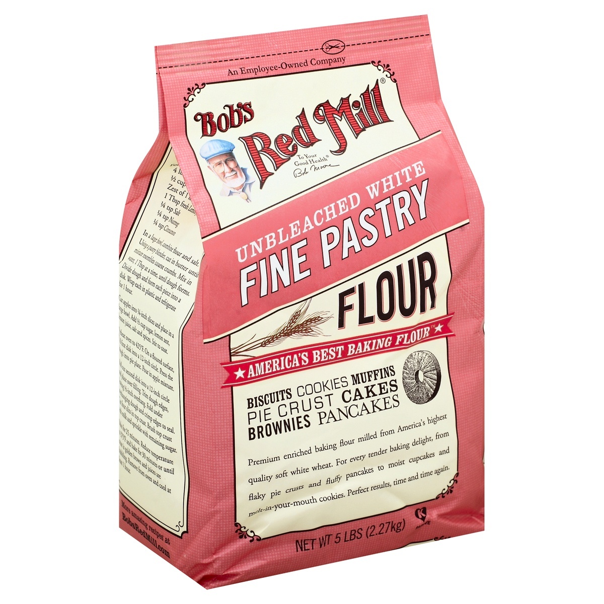 Bob's Red Mill Unbleached White Fine Pastry Flour 5 lb | Shipt