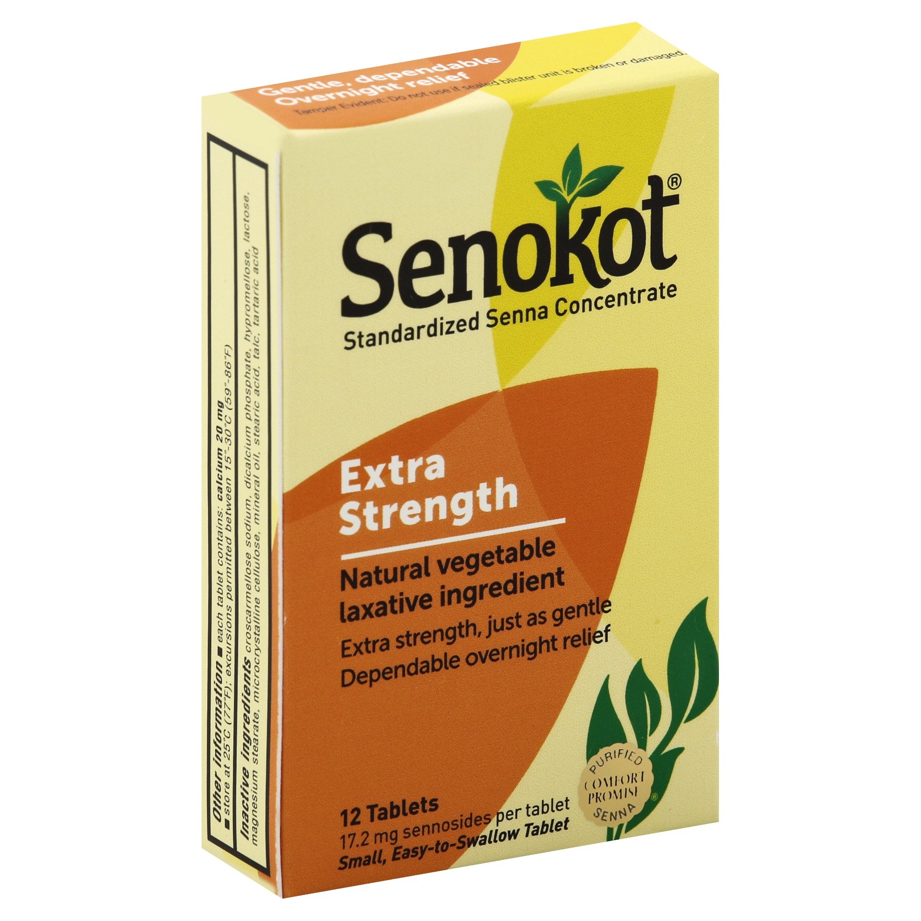 Senokot Extra Strength 12 Tablets 12 ct | Shipt