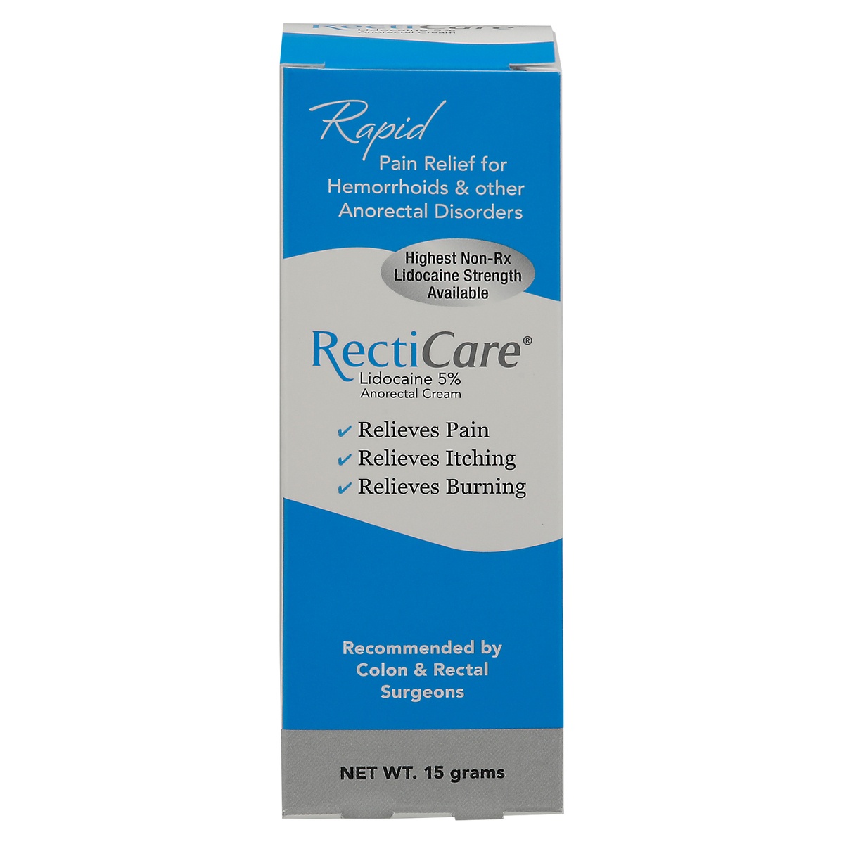 RectiCare Hemorrhoids & Anorectal Pain Relief Cream 15 g | Shipt