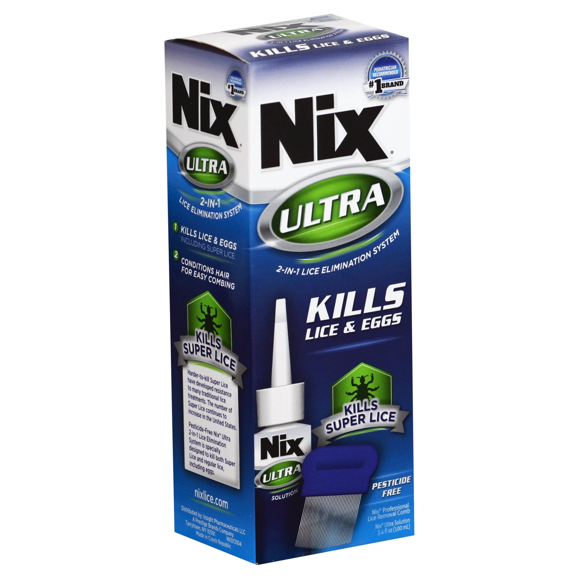 Nix Ultra 2-in-1 Lice & Eggs Solution 3.4 oz | Shipt