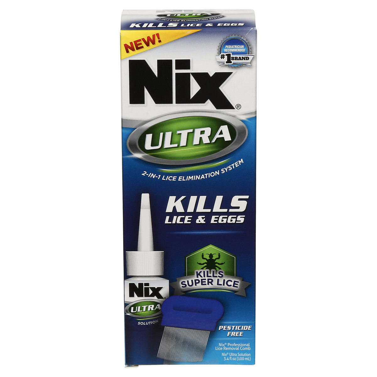 Nix Ultra 2-in-1 Lice & Eggs Solution 3.4 oz | Shipt