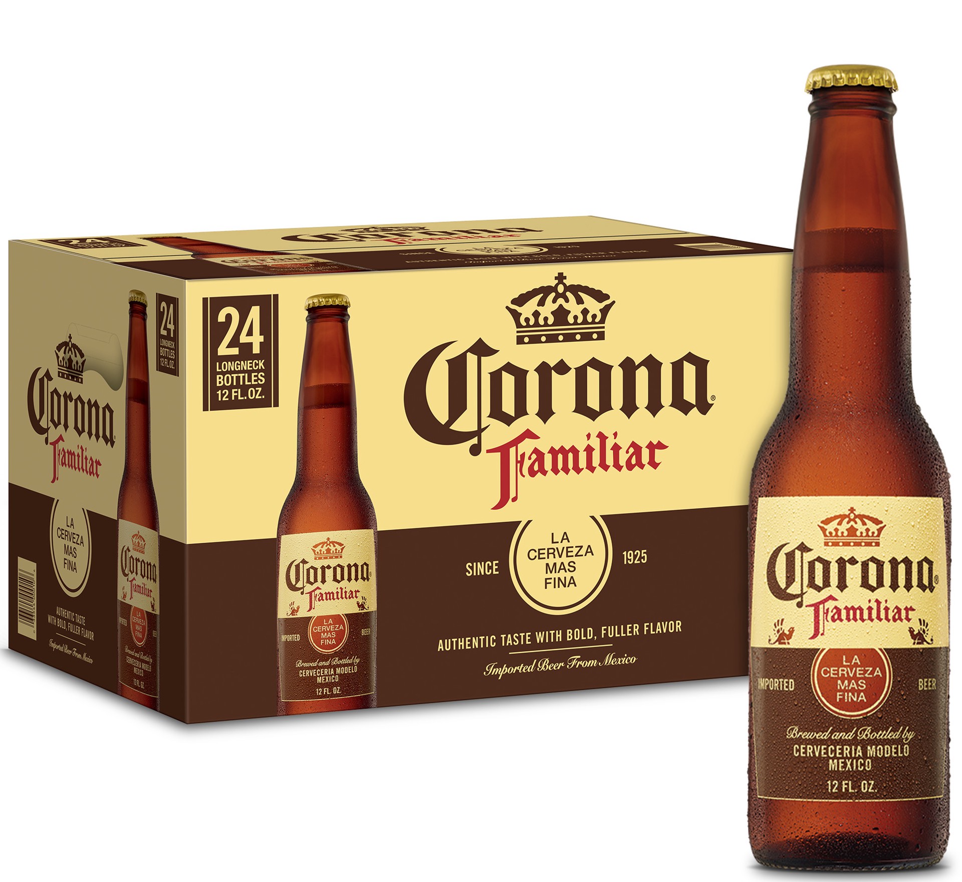 Corona Familiar Lager Mexican Beer Bottles 24 ct; 12 oz | Shipt