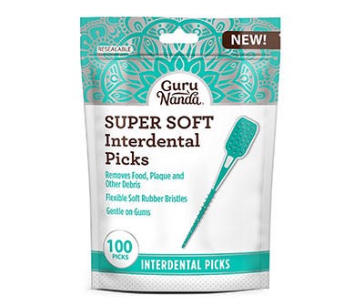 GuruNanda Super Soft Interdental Picks, 100-Count 1 ct | Shipt