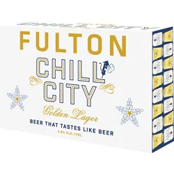Fulton Beer Chill City Golden Lager 24 ct; 12 oz | shipt