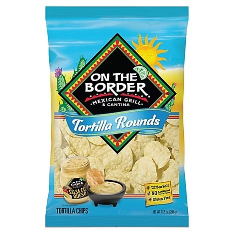 On The Border Tortilla Chips Rounds - 10.5 oz | Shipt