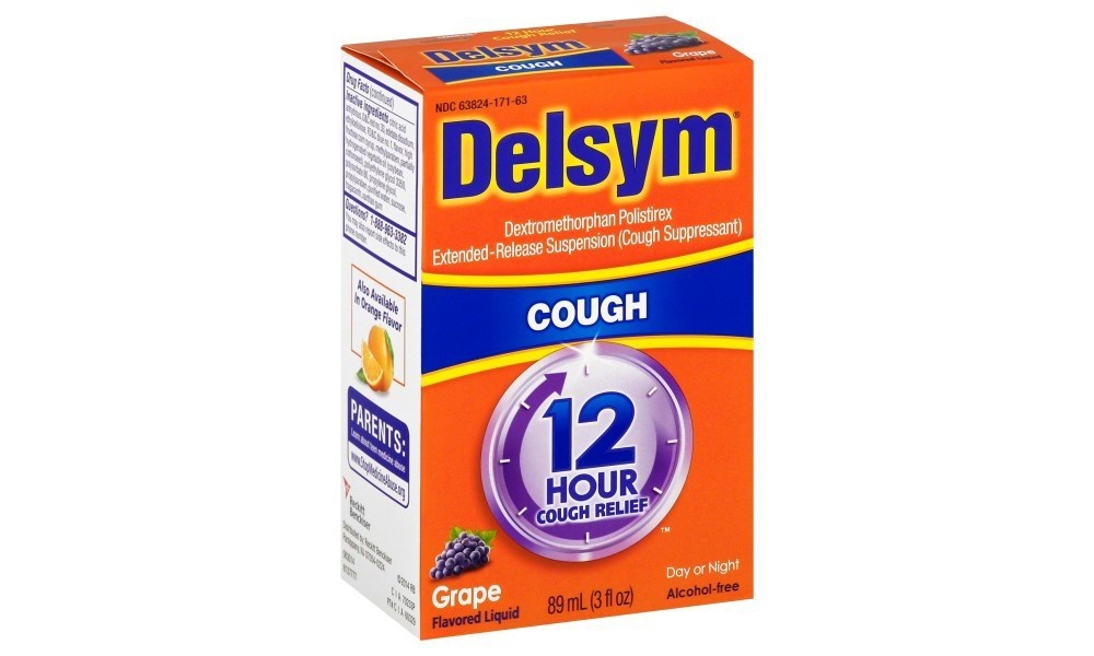 Delsym 12-Hour Relief Grape Flavored Cough Suppressant 3 fl oz | Shipt