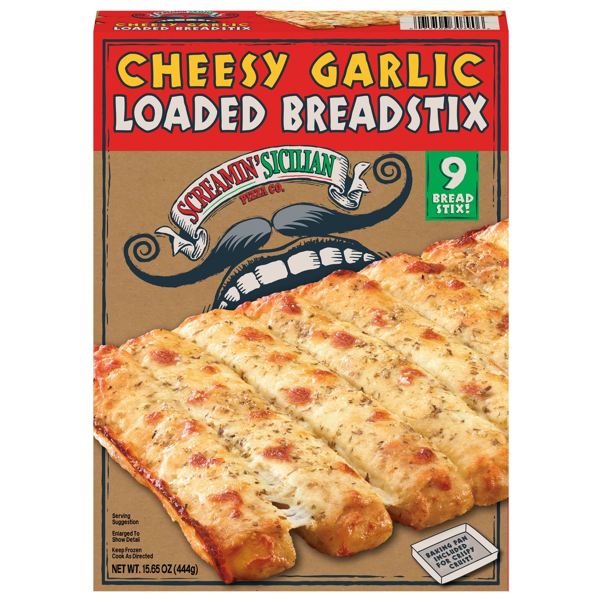 Screamin' Sicilian Loaded Cheesy Garlic Breadstix 9 ea 9 ct | Shipt